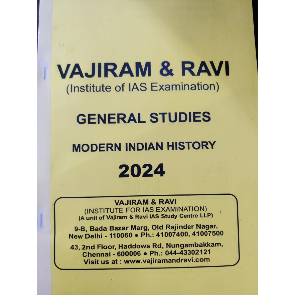 Vajiram and Ravi Notes UPSC CSE 2025-26 |Yellow Books Complete ...